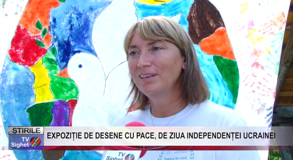 Expoziție de desene cu pace, de Ziua Independenței Ucrainei – TV SIGHET